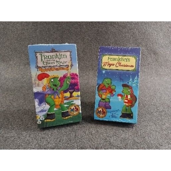 Media | Lot Of 2 Franklins Magic Christmasfranklin The Green Knight Vhs ...